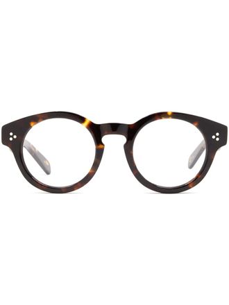 Moscot Grunya Brille in Schildpattoptik - Braun