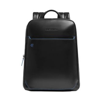 Piquadro Personalisierbarer Laptop-Rucksack mit iPad-Fach- sto&szlig;fest ausgepolstert und RFID-gesch&uuml;tzt - - Bags - Herren - Schwarzk - ONE SIZE