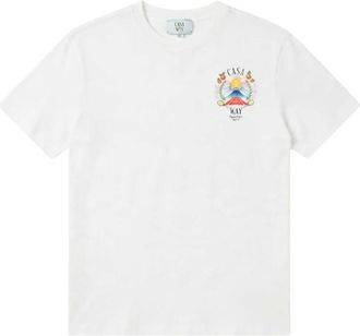 Casablanca T-shirt - Femme - Tops - Blanc - Taille: 44 FR
