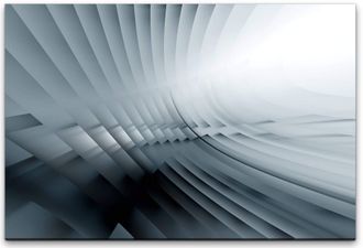 Paul Sinus Art Abstrakt Wandbild in verschiedenen Größen Wähle Deine Größe 150x100cm