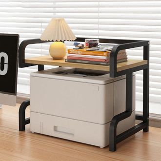 Generic Druckerst&auml;nder Druckerst&auml;nder for den Schreibtisch, Druckertisch mit Ablage for die Organisation des Home Office, 20,9 x 13,4 x 16,5 Zoll(01)