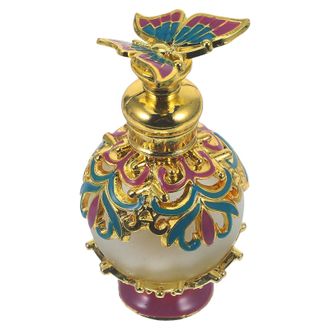 BESPORTBLE POPETPOP Parf&uuml;mflasche 15ml aus Legierung mit Dichtem Schmetterlingsverschluss Leerer Aromatherapie Flakon f&uuml;r &Auml;therische &Ouml;le Dekorativer Tragbarer Du