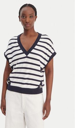 Liu Jo Bluse TA6084 J3867 Dunkelblau Relaxed Fit