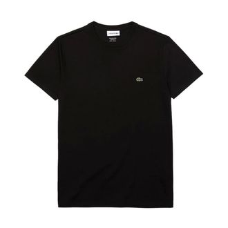 Lacoste Homme, Tops, Noir, Taille: 2XL T-shirt classique &agrave; manches courtes