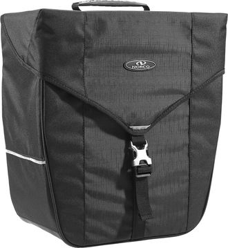 KLICKfix Norco Unisex - Erwachsene Bandon Radtasche, schwarz, 38 x 34 x 17 cm