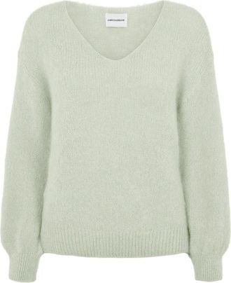 Americandreams Americandreams, Femme, Pulls, Vert, Taille: 44 FR Milana LS Alpaca Pullover