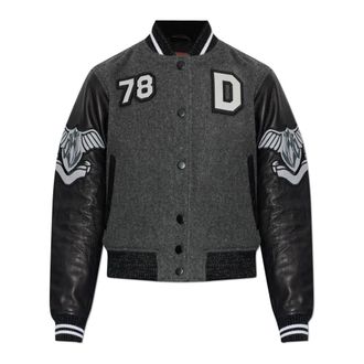 Diesel Short L-Real Jacke - - Jackets - Damen - Grau - 3XS