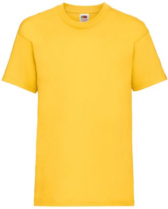 Fruit Of The Loom Jungen T-Shirt Value T, Gelb (Sunflower),5-6 Jahre (Herstellergr&ouml;&szlig;e:26)