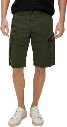 s.Oliver Relaxed: Cargo-Bermuda mit Garment Dye