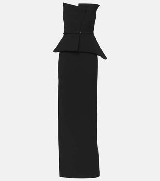 Roland Mouret Robe longue en crêpe
