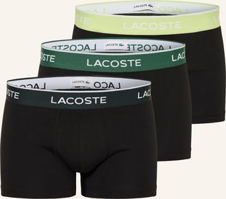 Lacoste 3er-Pack Boxershorts gruen