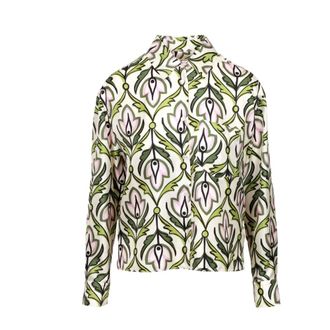 Max Mara Enfasi Seiden-Twill-Hemd - - Blouses & Shirts - Damen - Mehrfarbig - L