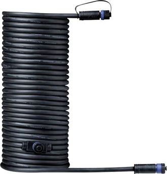 Paulmann Beleuchtungssystem Plug&Shine Verbindungskabel 1000 cm 93928 Schwarz 24 V