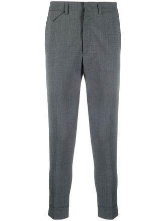 low brand pantalon de costume &agrave; effet chin&eacute; - Gris