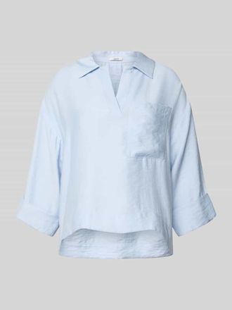 OPUS Bluse mit Brusttasche und V-Ausschnitt Modell Felmara