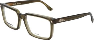 Dsquared2 Quadratische optische Fassung aus Acetat - - Accessories - unisex - Gr&uuml;n - 57 MM