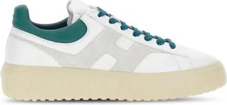 Hogan Low-Top Sneaker - H-Stripes H Spezzata Low-Top Sneakers - Gr. 6_5 - in Wei&szlig; - f&uuml;r Damen