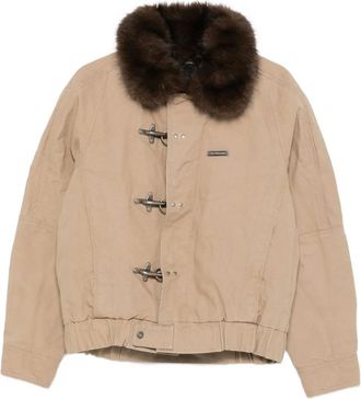 Andersson Bell veste Ortega à col en fourrure artificielle - Tons neutres