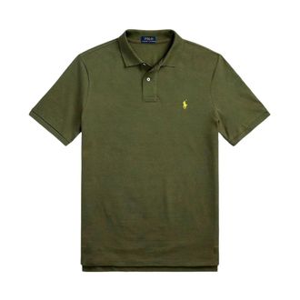 Ralph Lauren Kurz&auml;rmeliges Strick-Poloshirt - - Tops - Herren - Gr&uuml;n - S