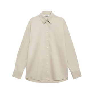 Anine Bing Femme, Blouses et Chemises, Beige, Taille: 36 FR Essie Shirt