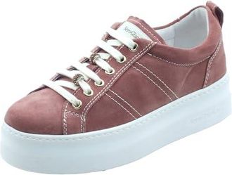 Nero Giardini E615310D Velour Rose-Antique Baskets de Sport pour Femme en Nubuck Compens&eacute;e Moyenne, Rose antique, 39 EU