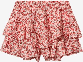 Isabel Marant Short Jocadia - Femme - Rouge - Taille34 - Marant &Eacute;toile - Collection &Eacute;t&eacute; Femme - Nouvelle Collection Capsule High Summer