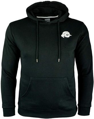 Guggen Mountain Herren Wandern Kapuzenpullover Fleece Hoodie Outdoor Schwarz