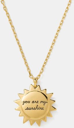 Kate Spade New York Kate Spade You Are My Sunshine Anh&auml;nger f&uuml;r Frauen in Klar/Gold | Kubikzirkonie