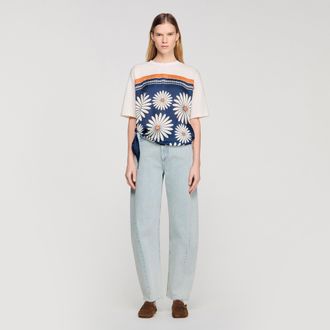 Sandro T-shirt foulard
