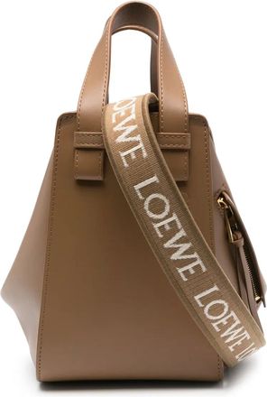 Loewe sac porté épaule Hammock en cuir - Marron