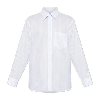 Paul Smith Textured Stripe Shirt - - Shirts - Herren - Wei&szlig; - 2XL