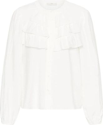 Kaffe Blusen & Hemden - - Blouses & Shirts - Damen - Wei&szlig; - XL