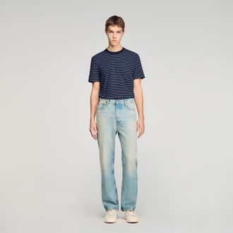 Sandro Jean large d&eacute;lav&eacute;