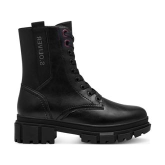 s.Oliver Schwarze Geschlossene Booties Stiefeletten Damen - - Shoes - Damen - Schwarzk - 37 EU