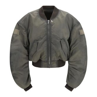 Rick Owens Secchia Flight Bomber - Homme - Vestes - Gris - Taille: S