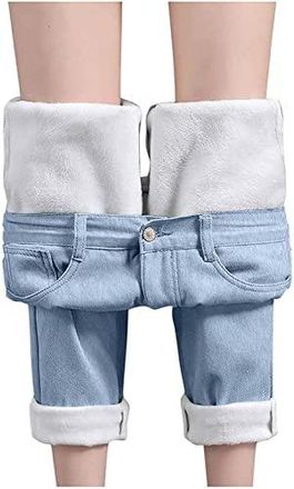 Onsoyours Femmes Chaud Doublé Pantalon De Jogging Polaire Sarouel Pantalon Thermique Pantalons De Sport Jogger Pantalon DEntraînement À Cordon avec Poches D Ble