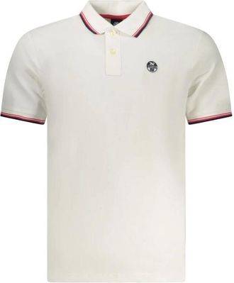 North Sails Homme, Tops, Blanc, Taille: XL Polo en coton Bianco