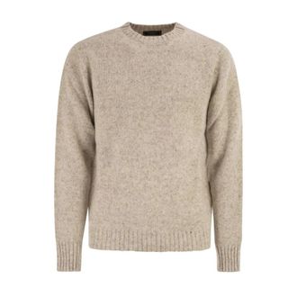 PESERICO Rundhalspullover - - Knitwear - Herren - Beige - L