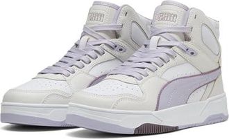 Puma Baskets Unisexes RBD Break Mid, Gris Plume, Lilas &eacute;cras&eacute;, Pointure 40 EU, Plume Gris Lilas Crush PUMA Blanc, 40 EU