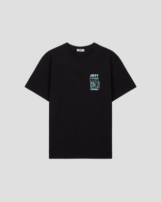 Jott T-shirt col rond mixte imprim&eacute; Noir Samet - Taille XL