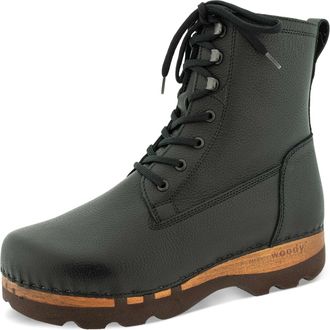 Woody Herren Paul Clog Stiefel, Cervo Nero, 49 EU