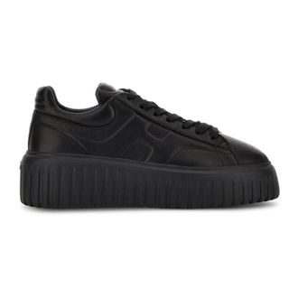 Hogan Femme, Chaussures, Noir, Taille: 38 EU H-Stripes Baskets