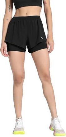 Puma Short de Running Velocity 2-en-1 3 Femme S, Black