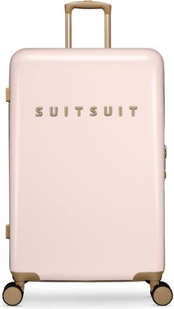 SuitSuit Koffer Gro&szlig; 66 cm - Leicht Hartschalen Reisekoffer mit Rollen - TSA-Schloss - 59 L - Fusion Rose Pearl