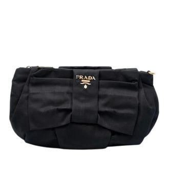 Prada Pre-owned Sac bandouli&egrave;re en nylon - Femme - Pre-owned - Noir - Taille: ONE Size