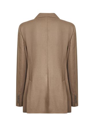 Max Mara Womens Blazer Tobacco Stretch Cashmere Jacket