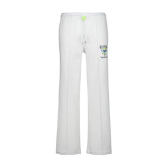 Casablanca Tennis Club Icon Pintuck Joggers - - Trousers - Herren - Wei&szlig; - M