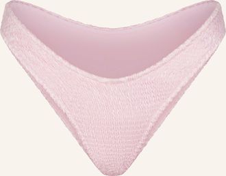 SKIMS Skims Brazilian-Bikini-Hose Satin Swim pink