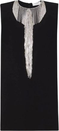 Max Mara Femme, Robes, Noir, Taille: 38 FR Robe Festoso Mini
