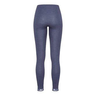 Hanro Leggings aus Wolle und Seide in Blau